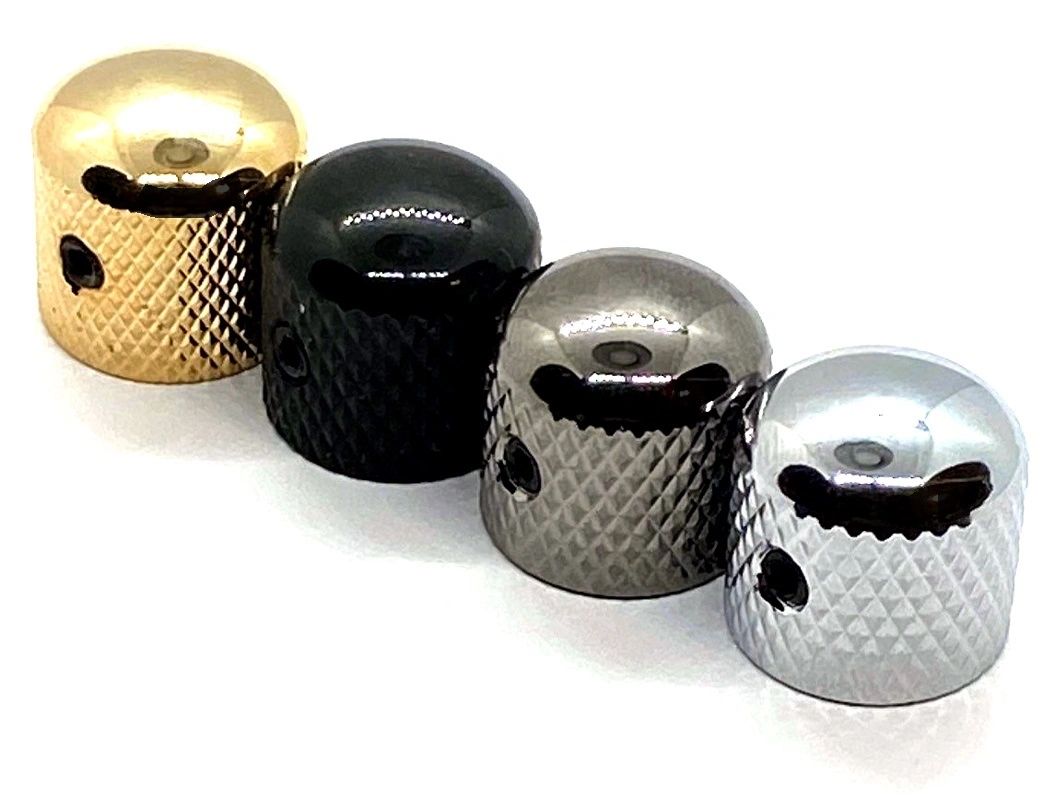 Metal Dome Knob, Set Screw Style ~ Color Choice